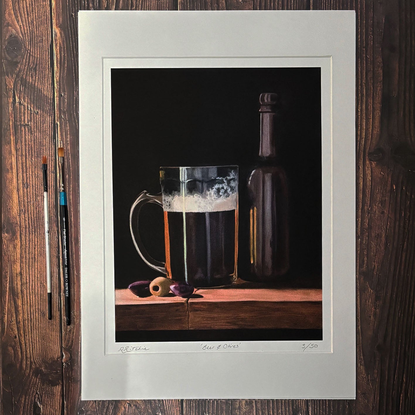 Beer & Olives – Rebecca Ritchie Art