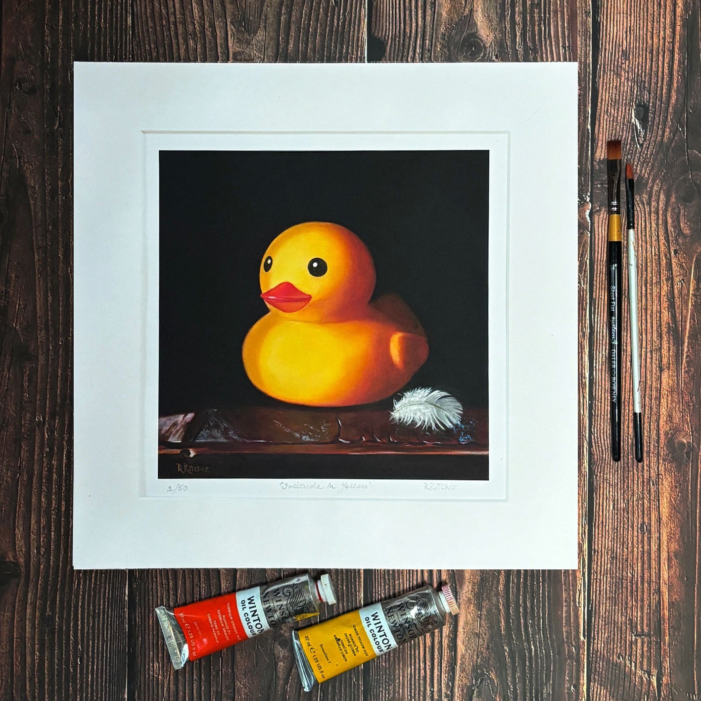 Solitude In Yellow – Rebecca Ritchie Art